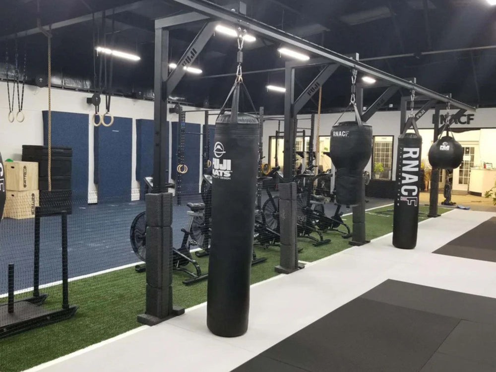 Trolley Bag Rack: Floor Mount