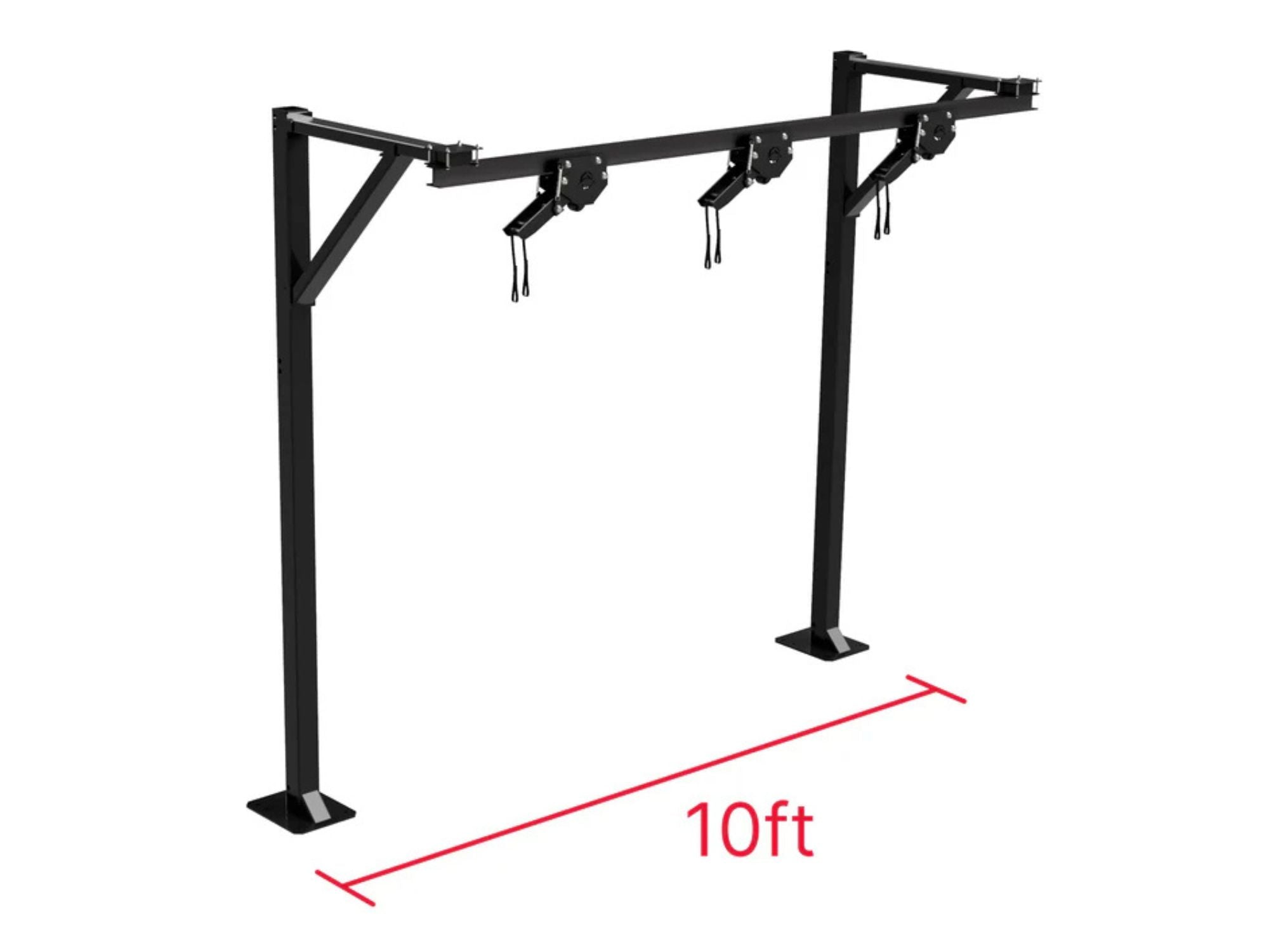 Trolley Bag Rack: Floor Mount